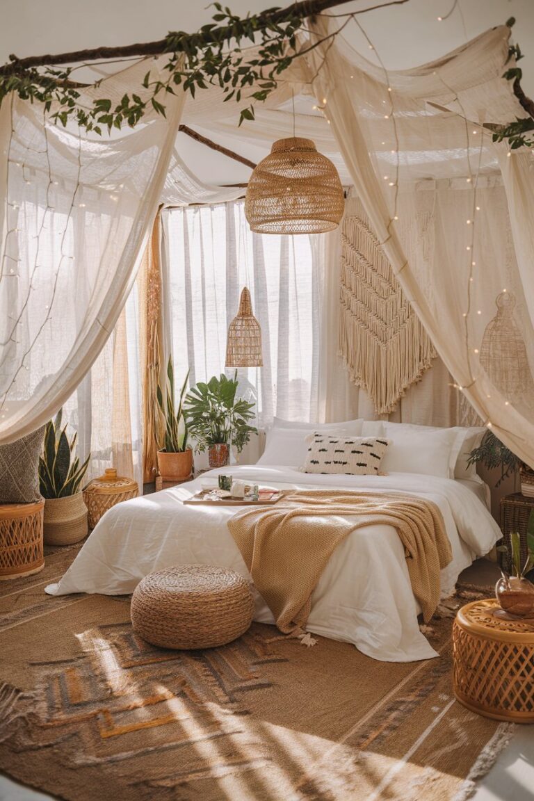 15+ Cozy Boho Bedroom Decor Ideas Must Try Looks - Let's Make It Cozy ...